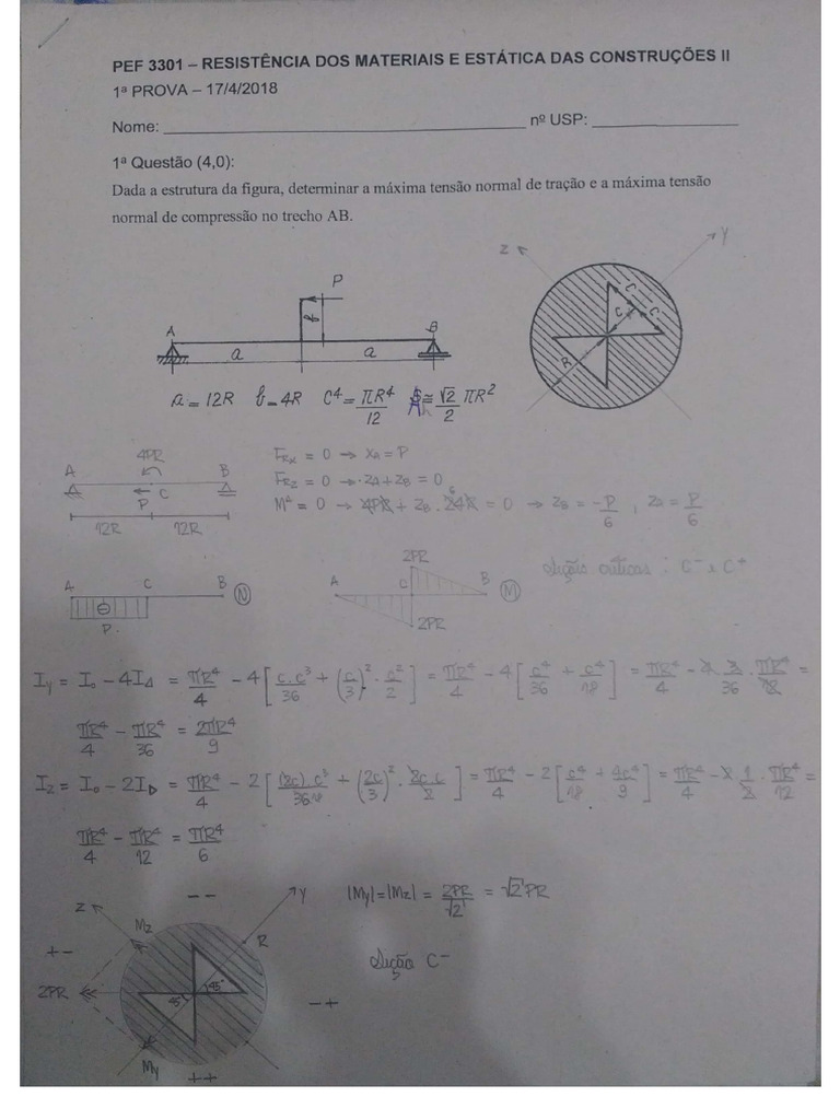 P1 2018 Resolvida Pdf Pdf
