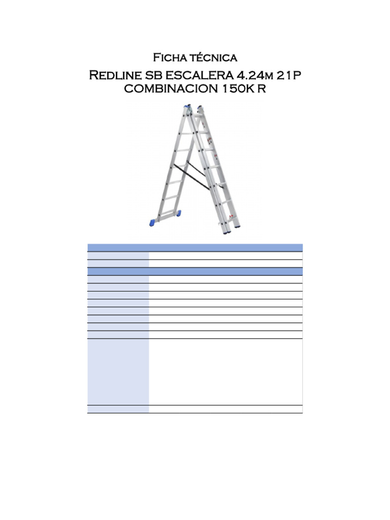 Ficha Tecnica Escalera | PDF