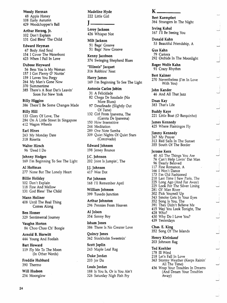 Fake Book Jazz-23 | PDF
