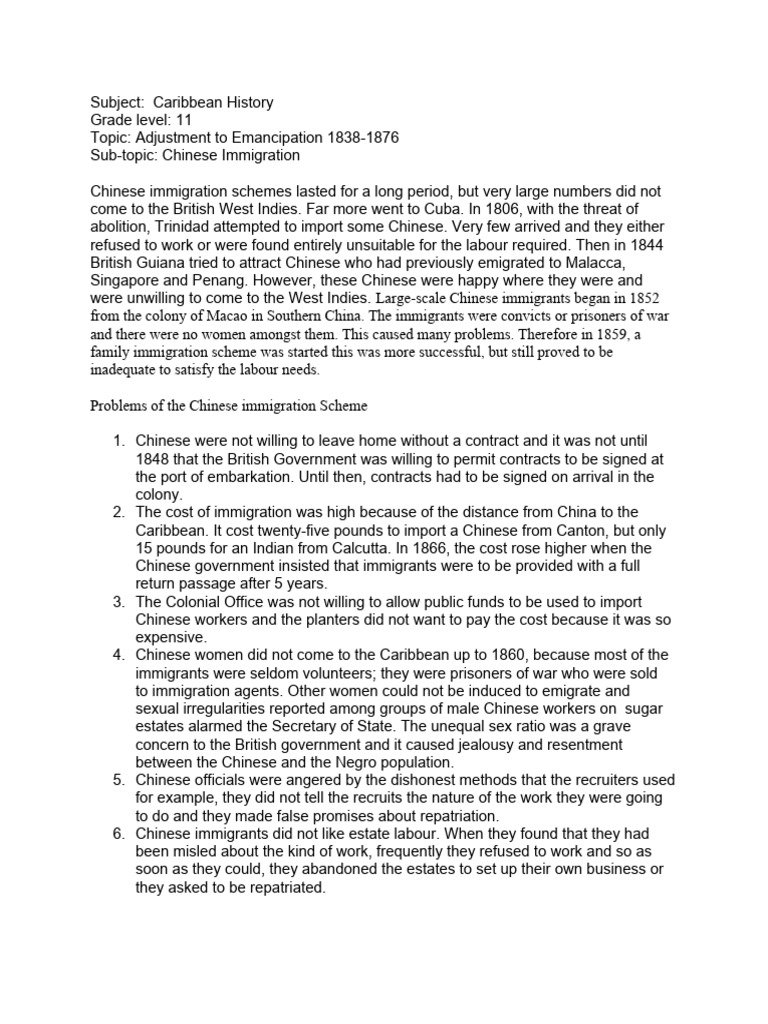 #7 - Chinese Immigration | PDF