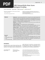 Oxford Knee Score Assessment Guide | PDF