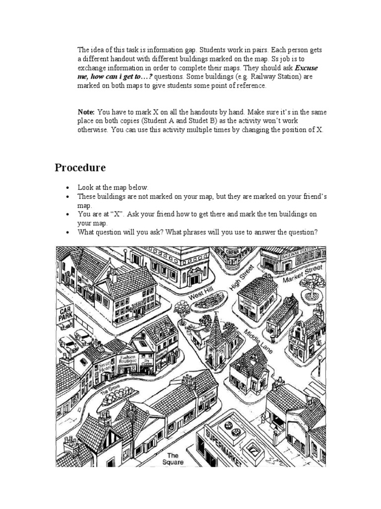 Odia World Map Information Gap Activity | PDF