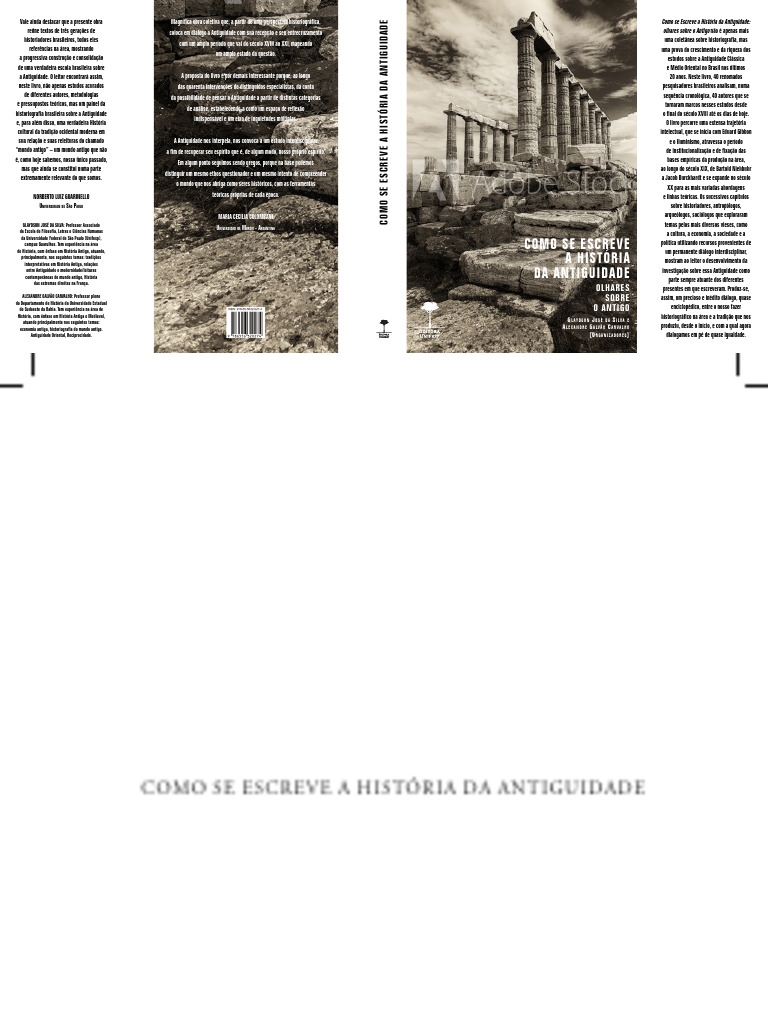 Historiografia da Antiguidade no Brasil | PDF | História Antiga ...