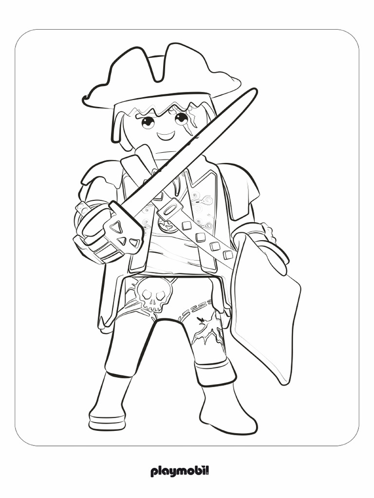 PLAYMOBIL COLORING PIRATES Myles | PDF
