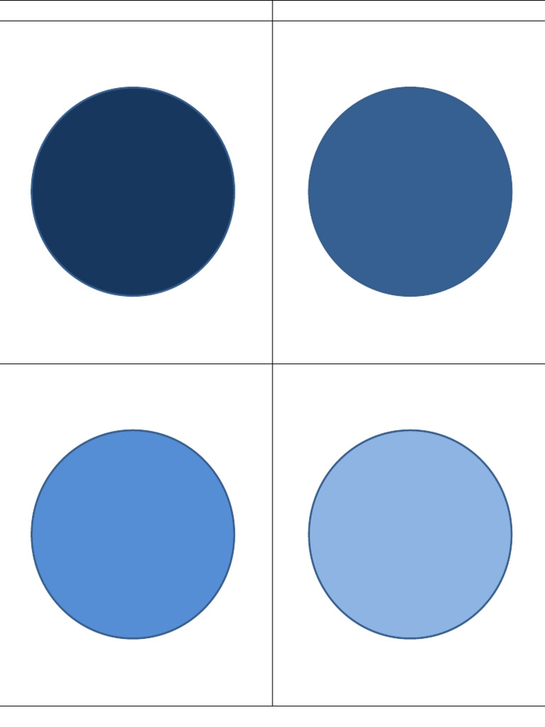 Seriation Colors and Shades Stimuli | PDF