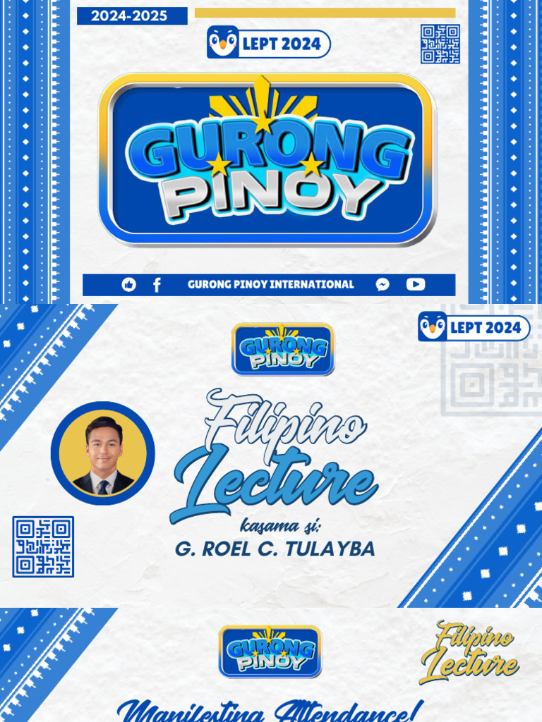GP Filipino Lecture | PDF