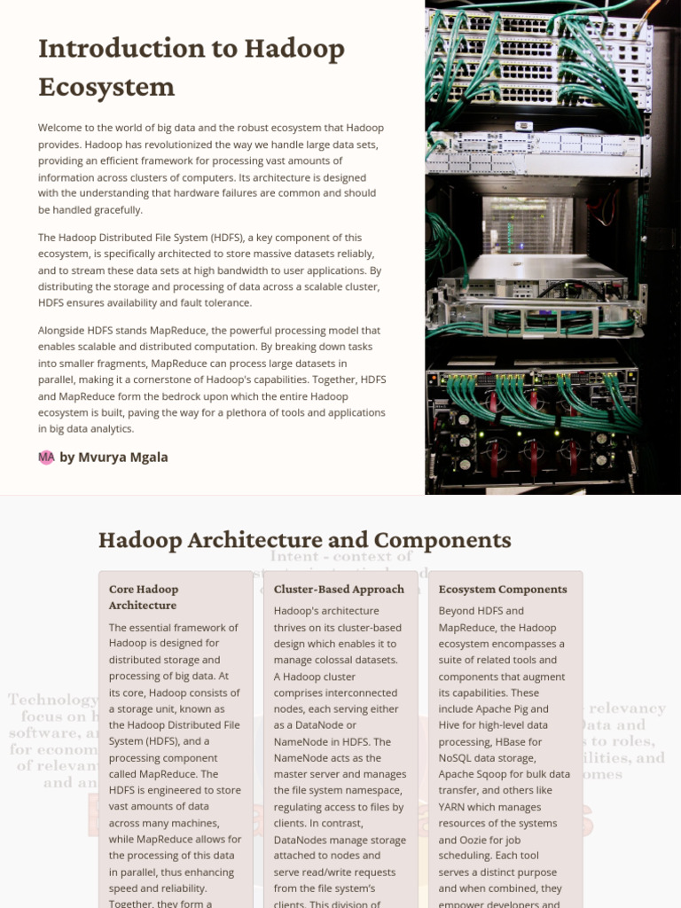 3. Introduction-to-Hadoop-Ecosystem | PDF | Apache Hadoop | Map Reduce
