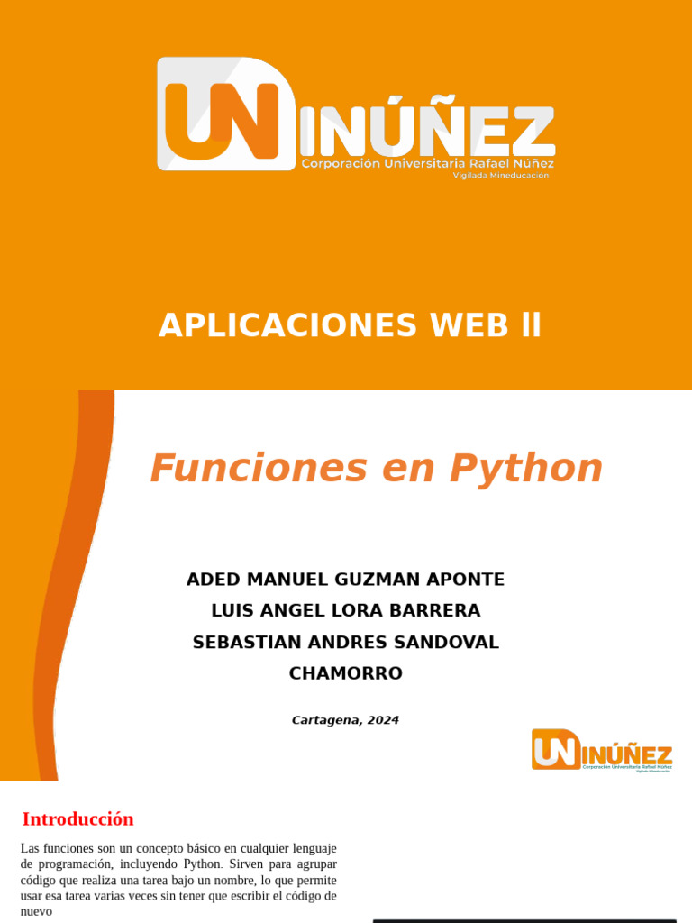 Funciones Python (1) | PDF | Python (lenguaje de programación) | Función (Matemáticas)