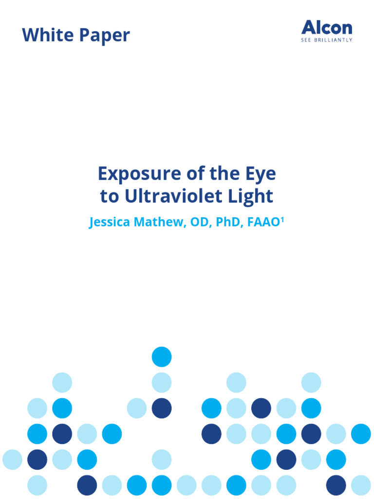 Exposure of The Eye To Ultraviolet Light US PR1 1900053 | PDF ...