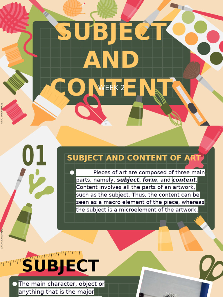 Understanding Subject and Content in Art | PDF | Paintings ...