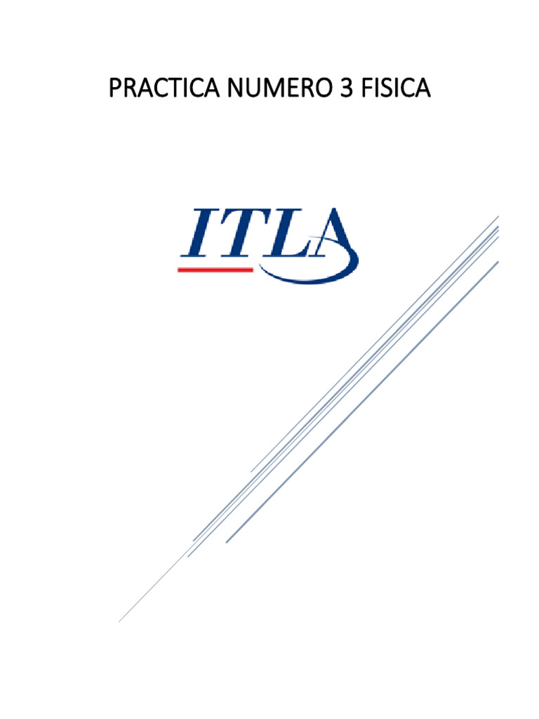 Práctica No 3 de FIS | PDF | Velocidad | Aceleración