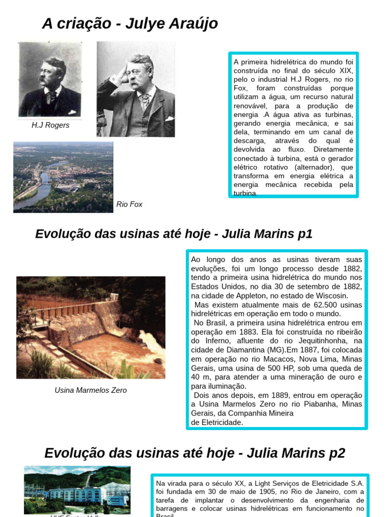 A Criação - Julye Araújo | PDF | Hidroeletricidade | Água