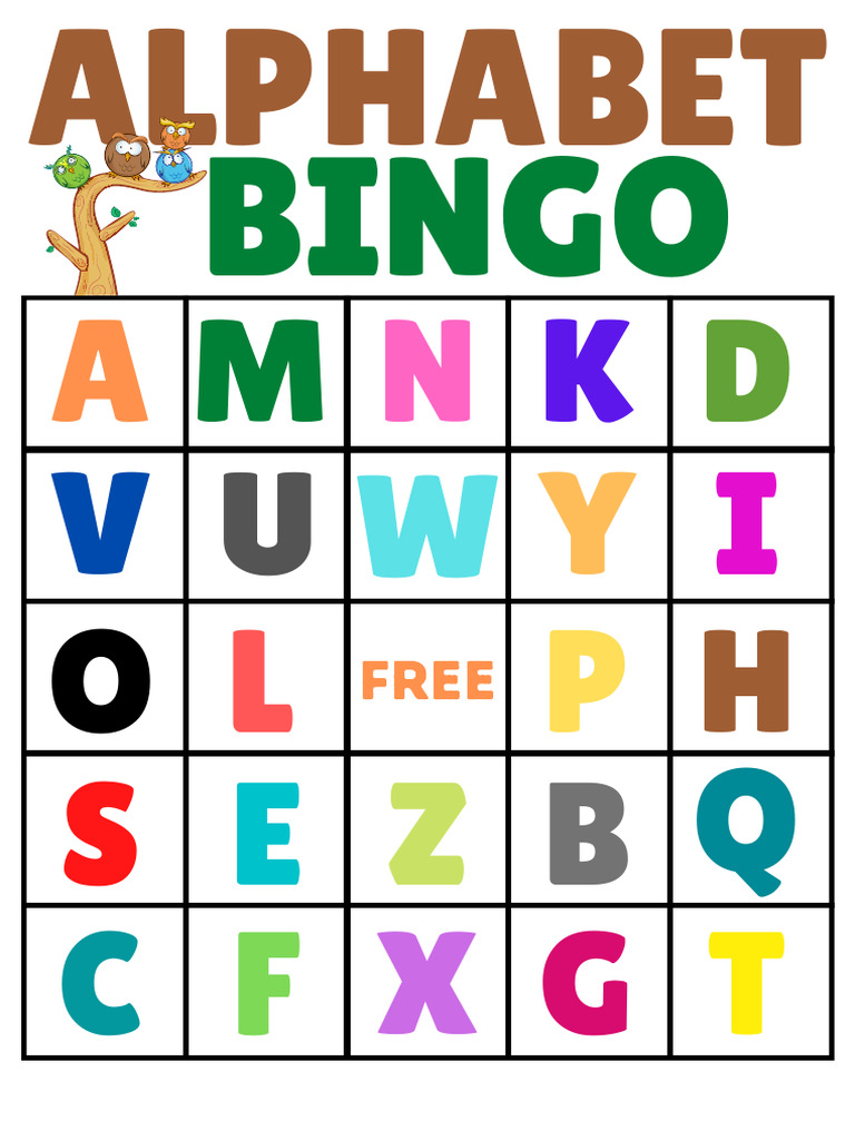 Alphabet Bingo 4 | PDF