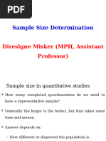 OpenEpi Sample Size Calculator Guide | PDF | Standard Error | Sampling ...