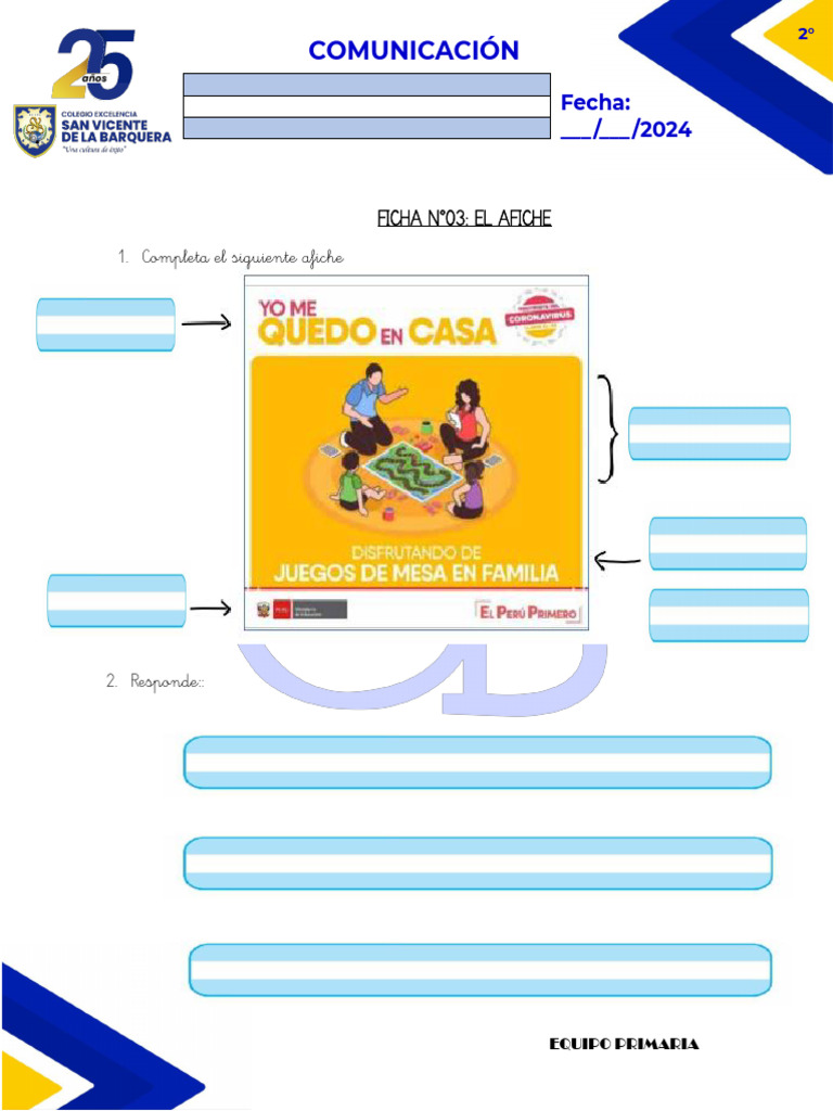 FICHA Comunicacion Tercera Semanaa | PDF