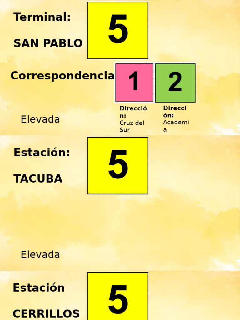 Transiciones Linea 5 | PDF
