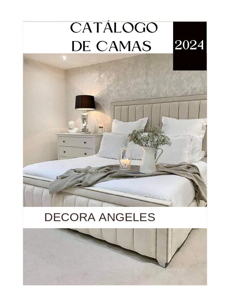 Catálogo Camas 2024 - Decora Ángeles | PDF | Textiles
