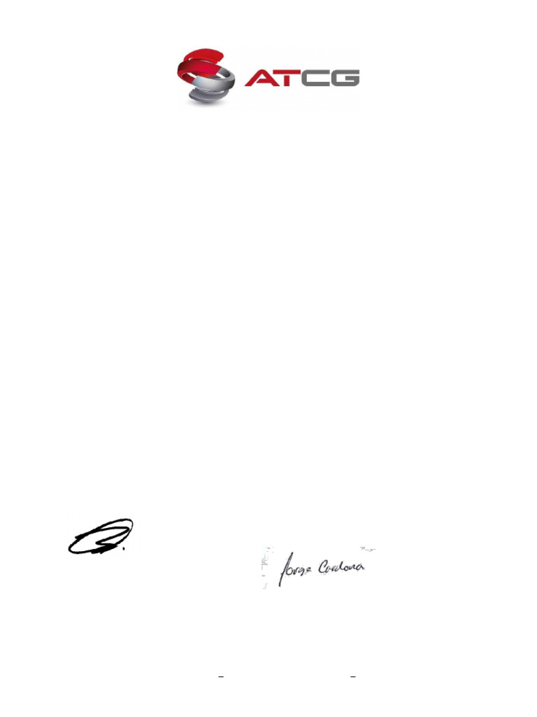 Documentos Terminacion de contrato ATCG (Firmados) | PDF