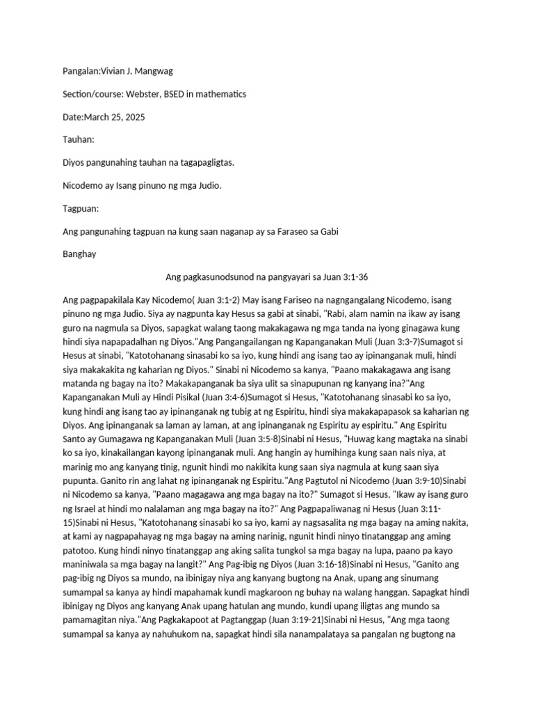 Banghay | PDF