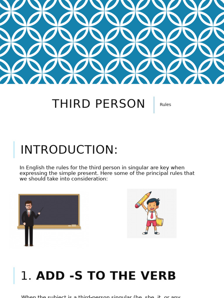 Third Person Singular Verb Rules | PDF