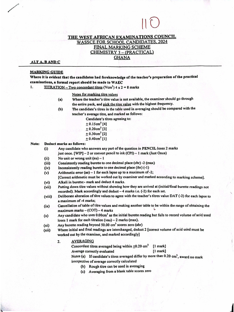 2024 CHEMISTRY 3 | PDF