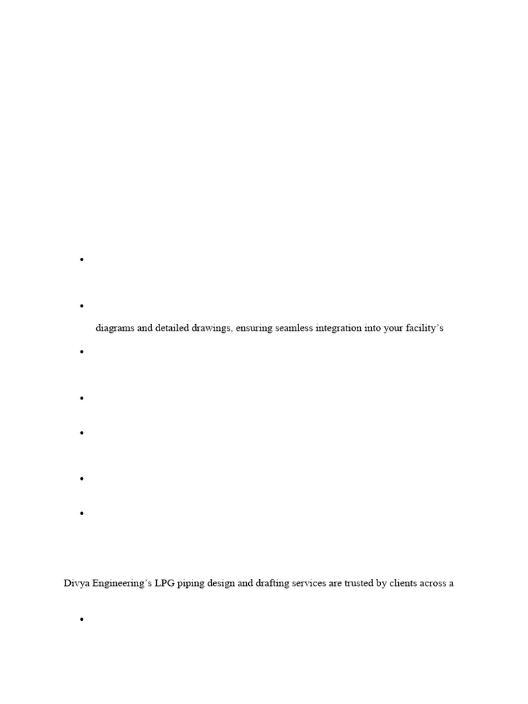 LPG Piping Design and Drafting Services | PDF | Liquefied Petroleum Gas ...