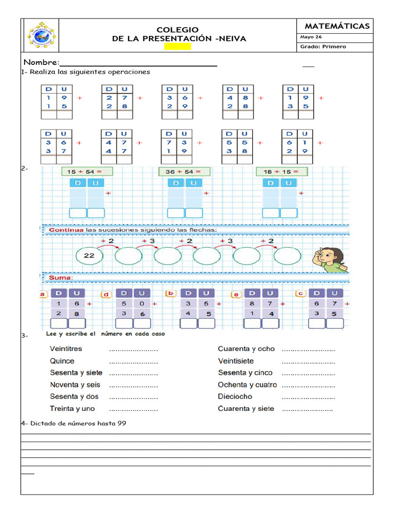 Taller Matemã¡ticas Mayo 26 | PDF