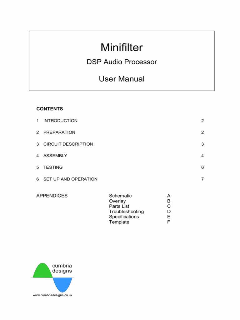Cumbria Minifilter en | PDF