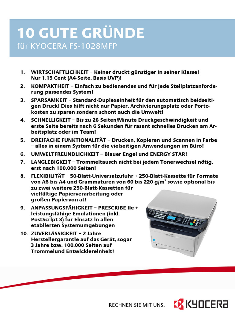 FS-1028 MFP - 10 - Gute - Gruende | PDF