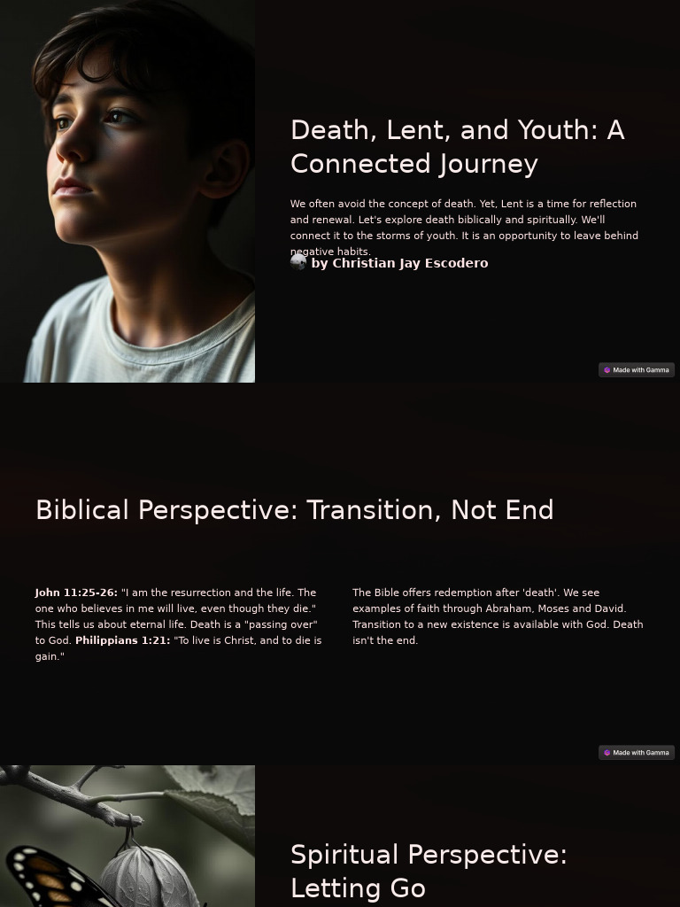 Death and Renewal: A Lenten Journey | PDF | Lent | Forgiveness