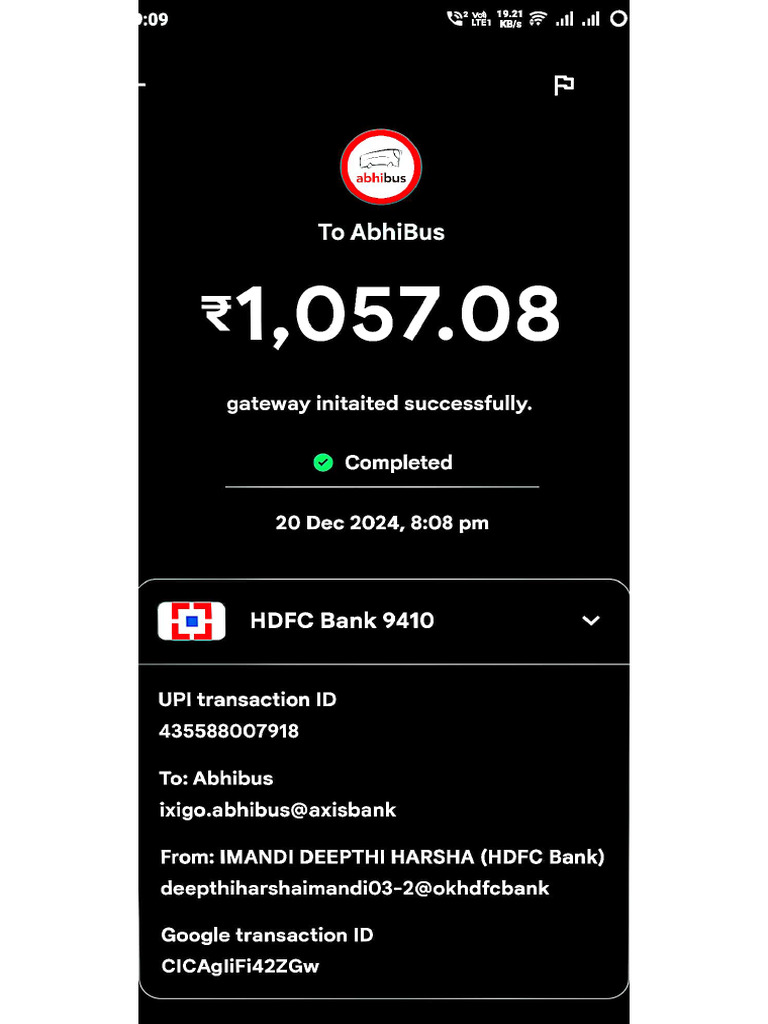 Document Proof For Two Times Money Debited From My Account | PDF