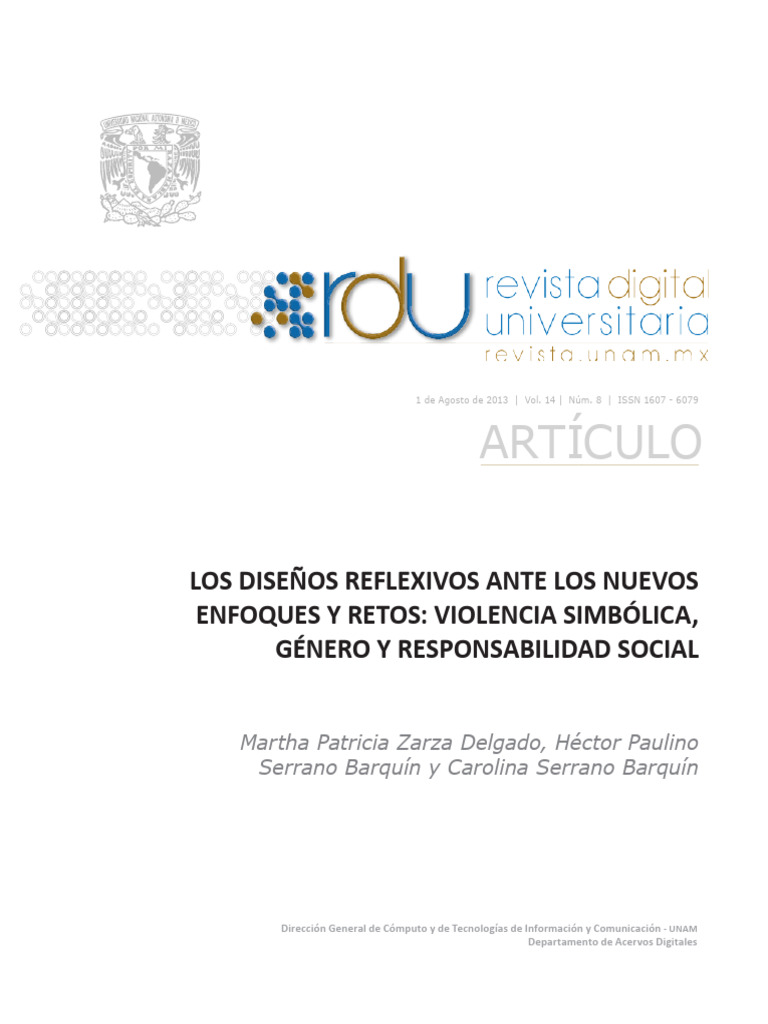 L. 1 UNAM Rev dig PDF | PDF | Género | Estudios de género