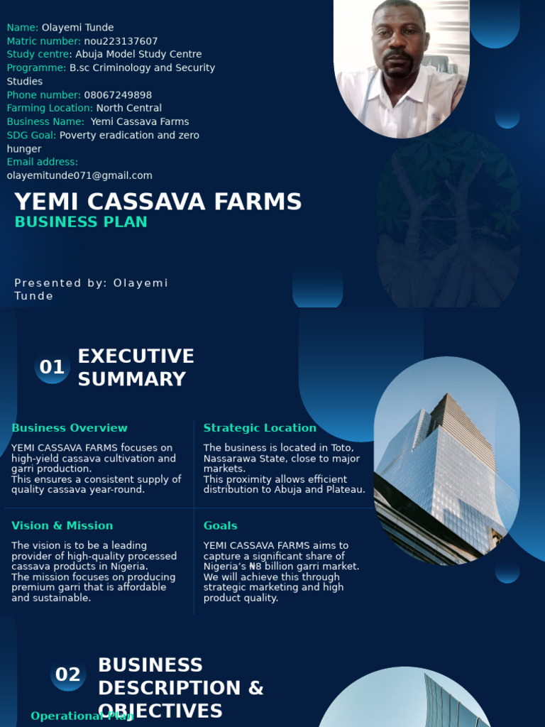 Yemi Cassava Farms Slides | PDF | Supply Chain | Digital Marketing