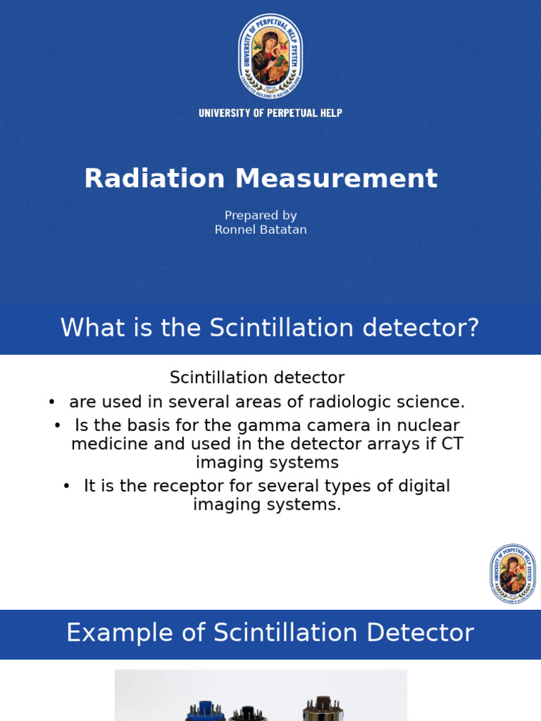 Scintillation and Dosimetry Explained | PDF | Dosimetry | Ionizing ...