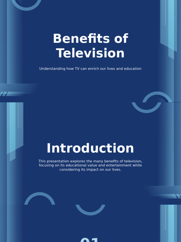 Benefits of Television | PDF | Entertainment | Storytelling