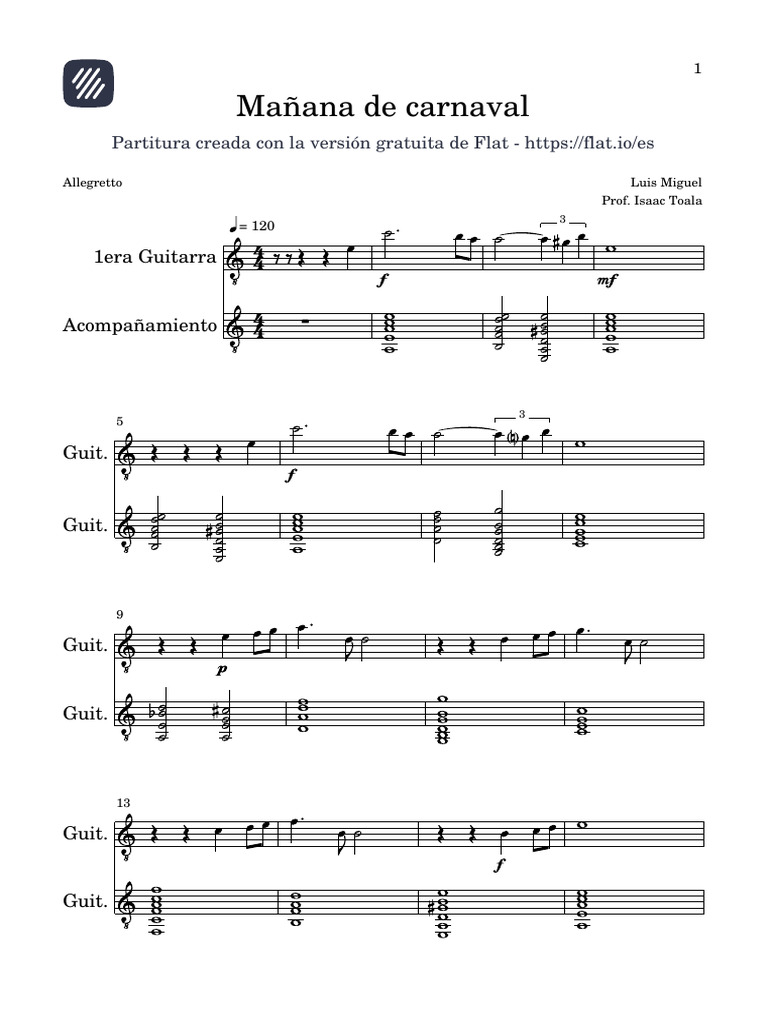 Mañana de Carnaval | PDF