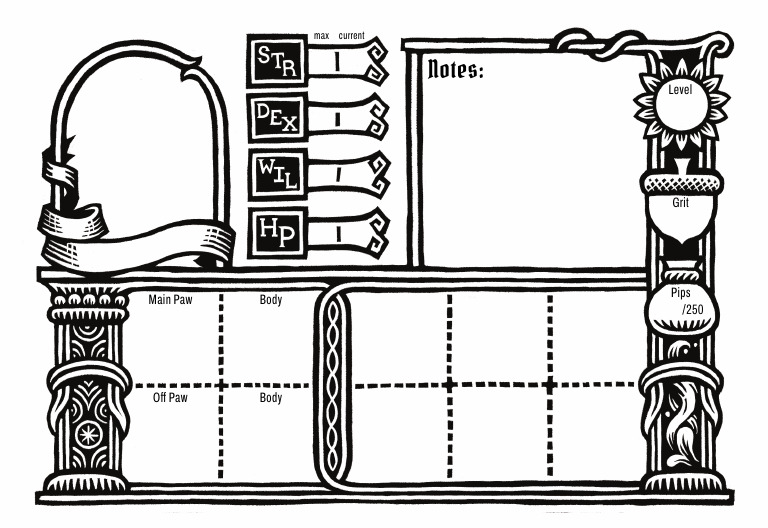 Tiny Fables Character Sheet | PDF