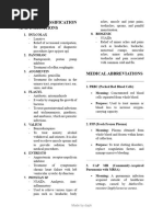 Magnesium Medical Abbreviation Guide | PDF | Magnesium | Blood Plasma