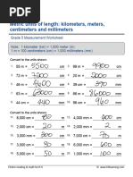 Measurement Conversion Cheat Sheet | PDF