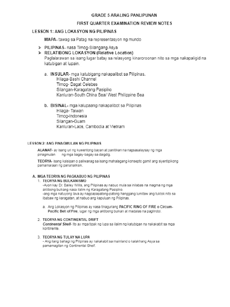 Ap5 Reviewer q1 | PDF