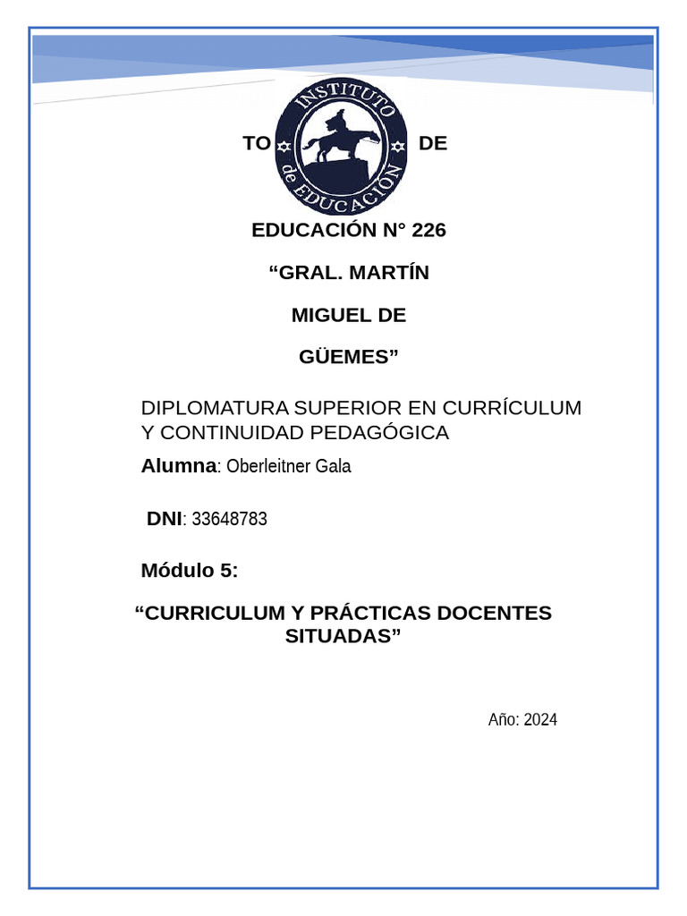 TP Modulo 5 | PDF | Enseñando | Maestros