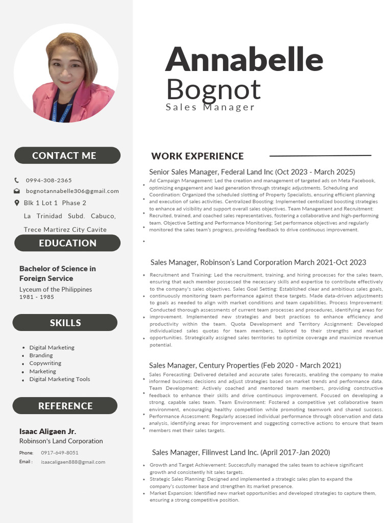Updated CV - Annabelle Bognot | PDF | Digital Marketing | Marketing