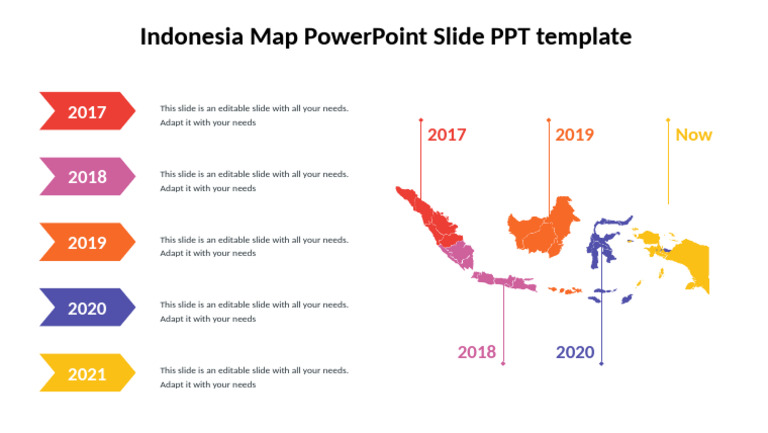 Indonesia Map PowerPoint Slide PPT Template | PDF