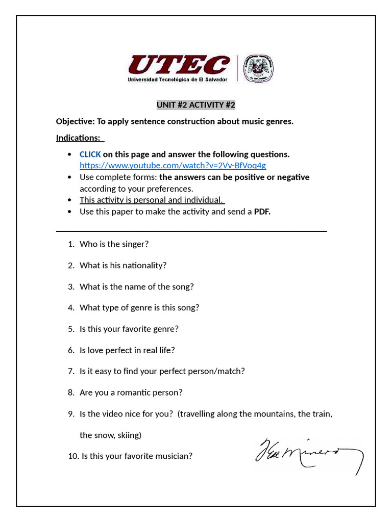 UNIT #2 - ACTIVITY #3 | PDF