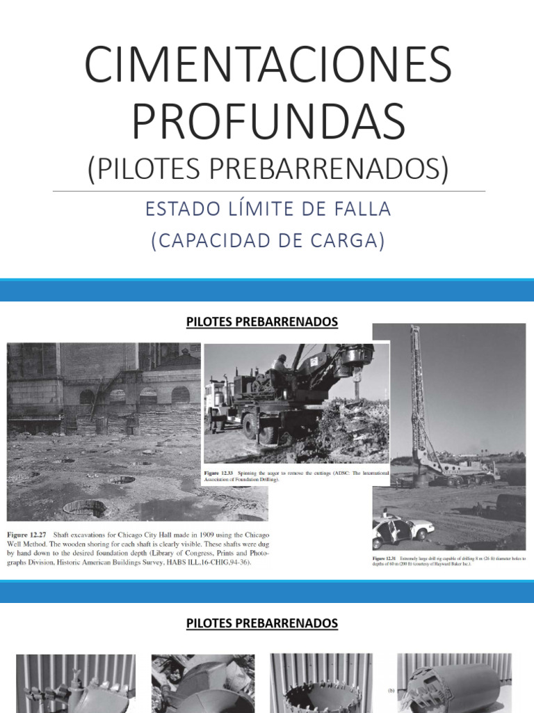 CIMENTACIONES PROFUNDAS | PDF