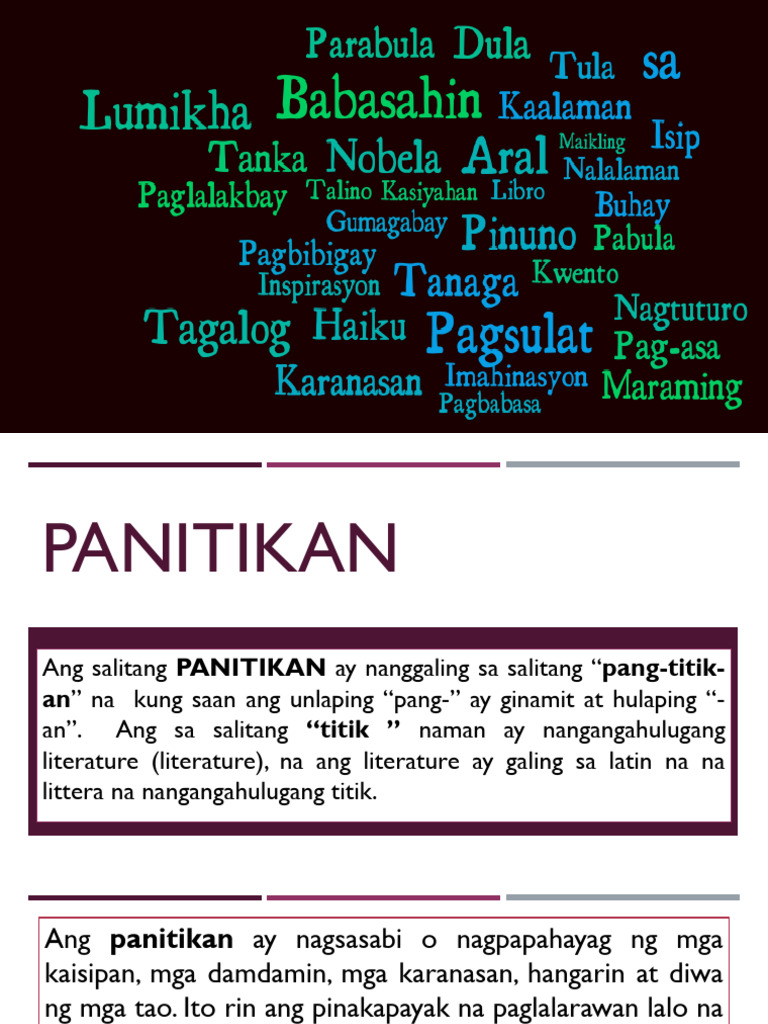 Q1 Panitikan Maikling Kwento Elemento | PDF