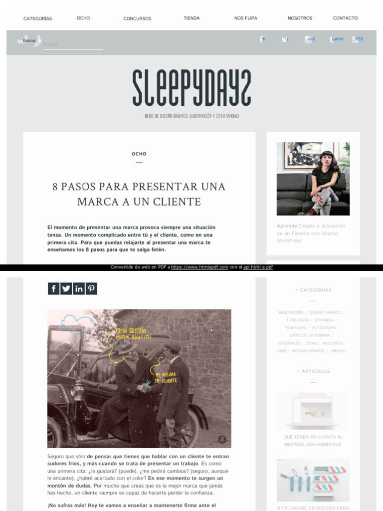 8 Pasos Presentar Una Marca Cliente HTML | PDF | HTML | Comunicación ...