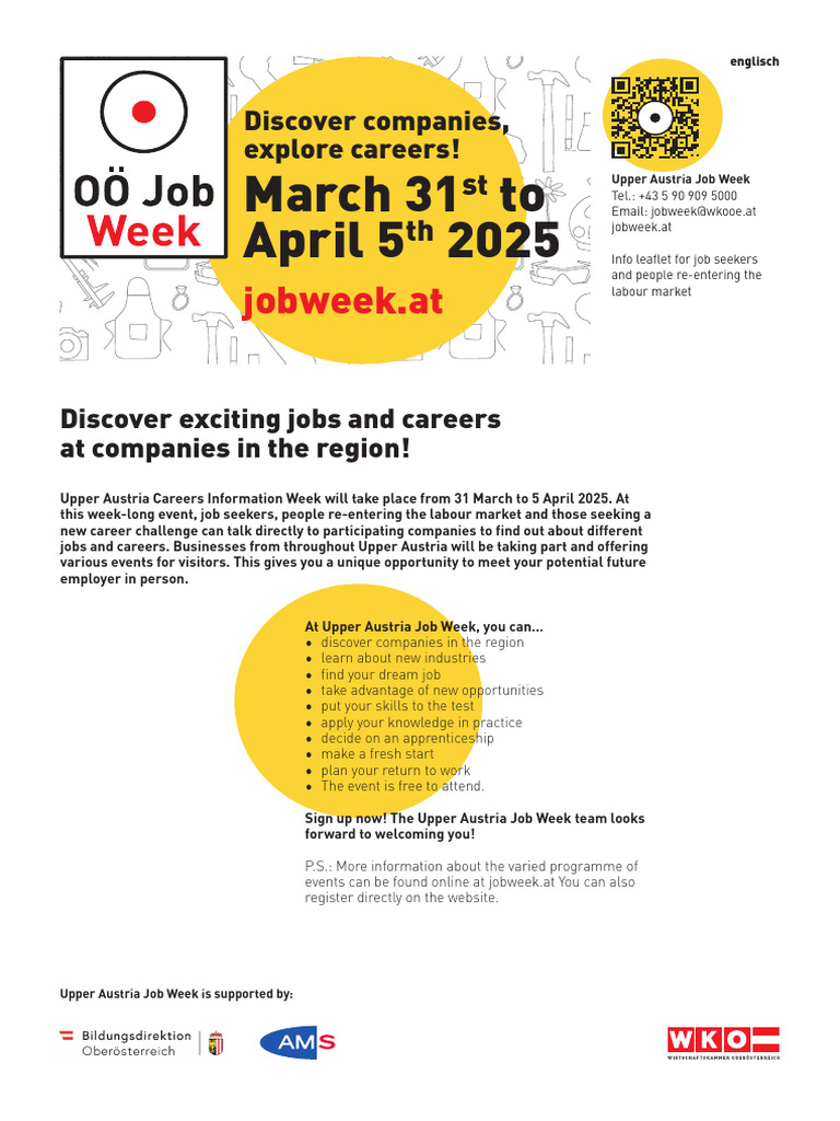 WKO Job Week Info Englisch 20250306190237624 | PDF | Labor