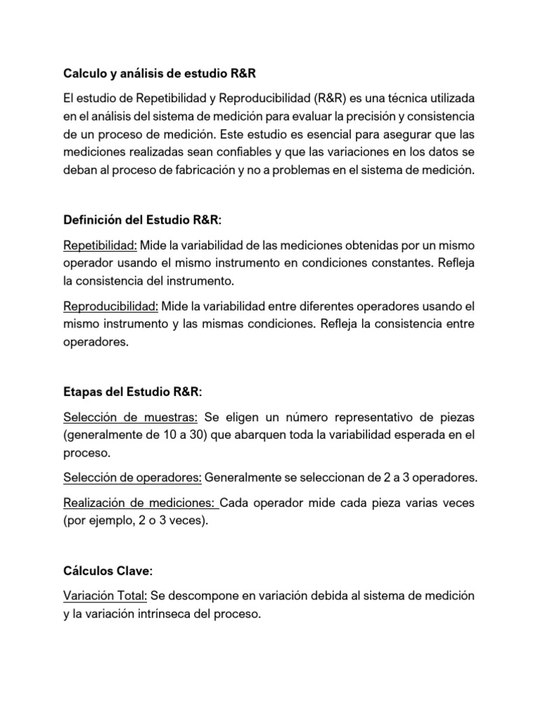 Resumen 4 Calculo y Analisis de Estudio Ryr | PDF