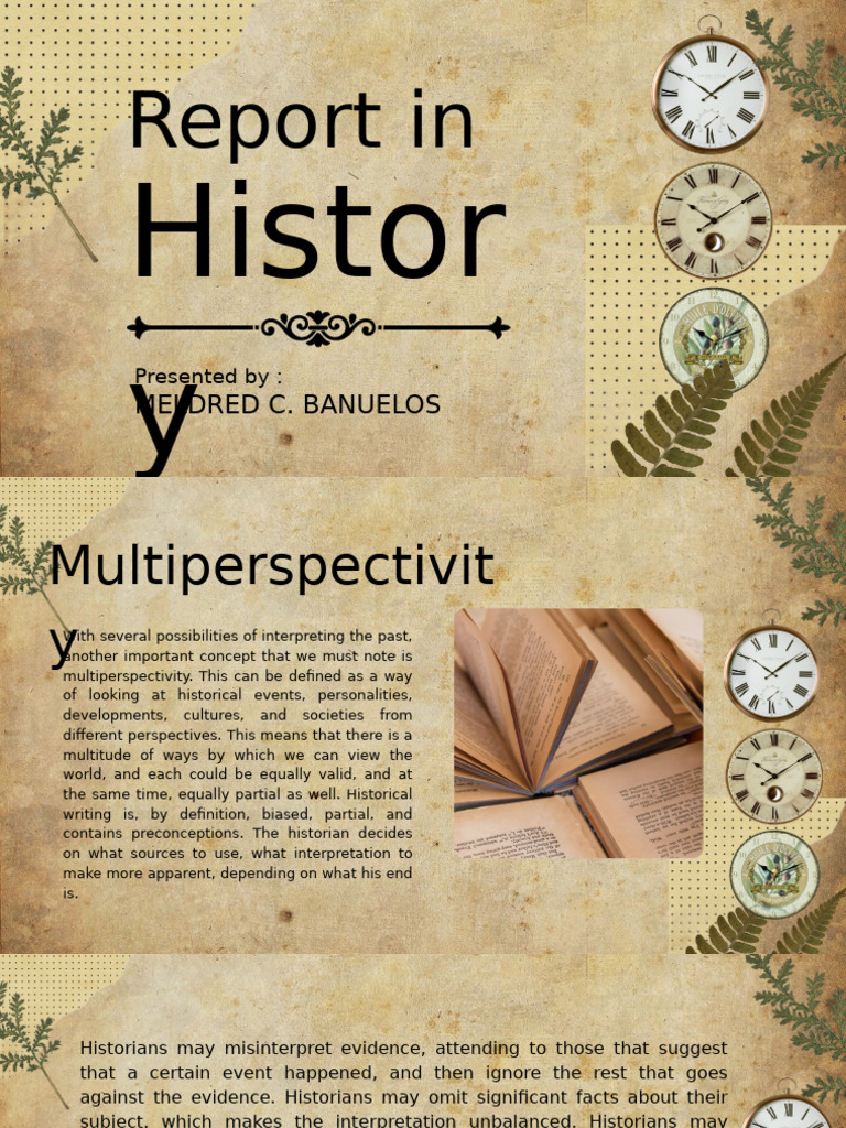 Understanding Multiperspectivity in History | PDF | Inference | Historian
